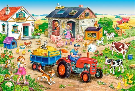Puzzle Tag Auf Dem Bauernhof 40 99 Teile PuzzleMania Ch