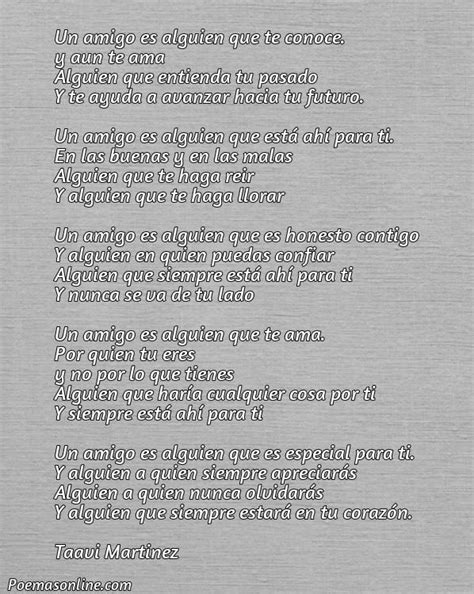Cinco Poemas De Amistad Bonitos Poemas Online