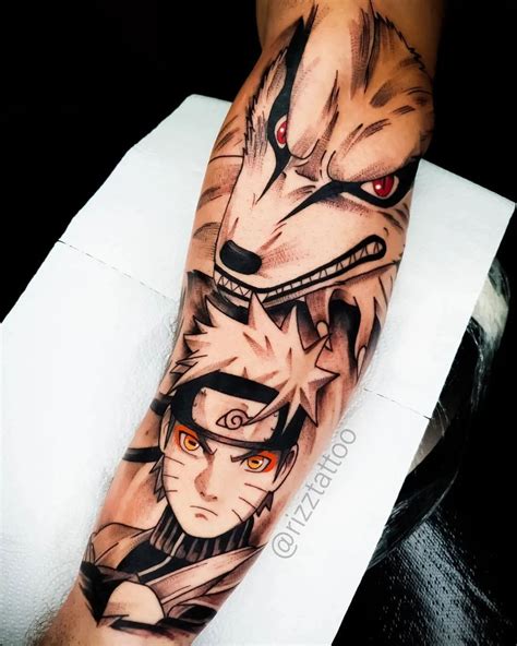 Top 67 Naruto And Kurama Tattoo Latest In Cdgdbentre