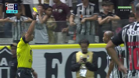Vídeo Aos 32 min do 1º tempo cartão amarelo de Mariano do Atlético