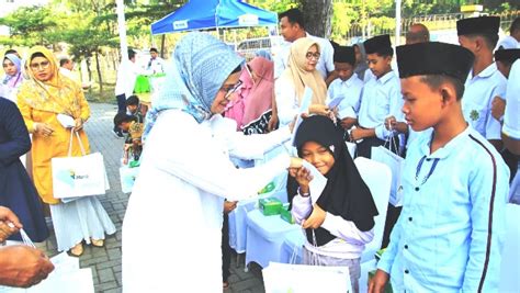 Sambut HUT PTPN Dan Bulan Ramadhan PTPN2 Bagikan Sembako Dan Santuni