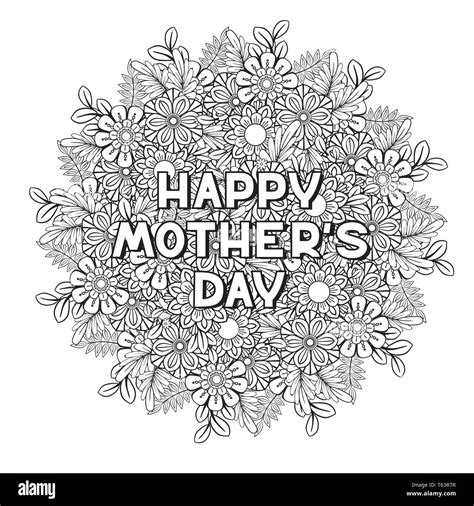 Feliz Dia Mama Para Colorear