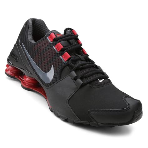 Tênis Nike Shox Avenue Ltr Preto e Vermelho