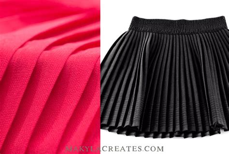 Pleats Types Of Pleats With Names And Pictures Makyla Creates
