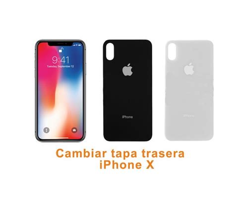 Cambiar Cristal Tapa Trasera IPhone X 10 Carcasa Original