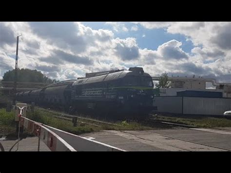 ST44 1267 PKP CARGO z Wagnami Zbożowymi typu Tadds z Kruszwicy RP1