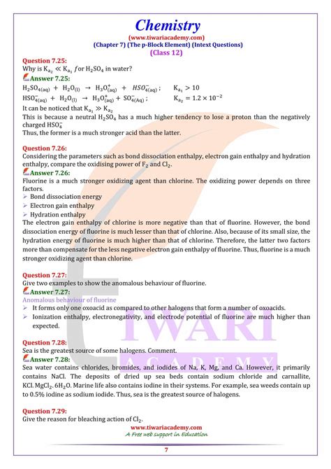 Ncert Solutions For Class Chemistry Chapter In Hindi And English