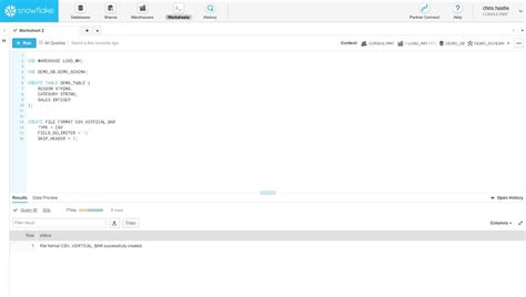 zero to snowflake importing data with code via snowsql interworks