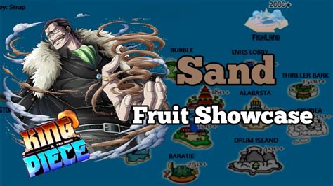 REVAMPED SAND FRUIT SHOWCASE KING LEGACY YouTube