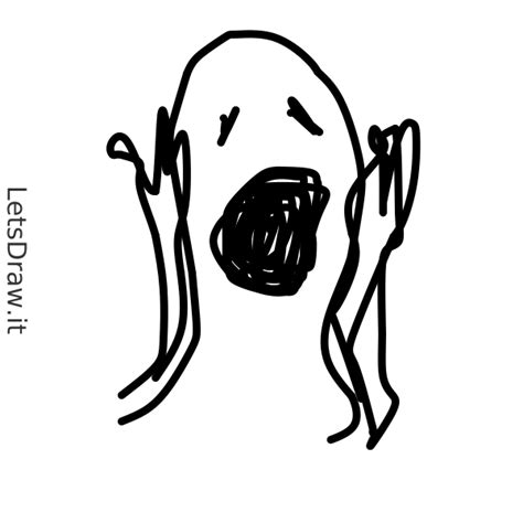 How To Draw Scream S6keezegd Png LetsDrawIt