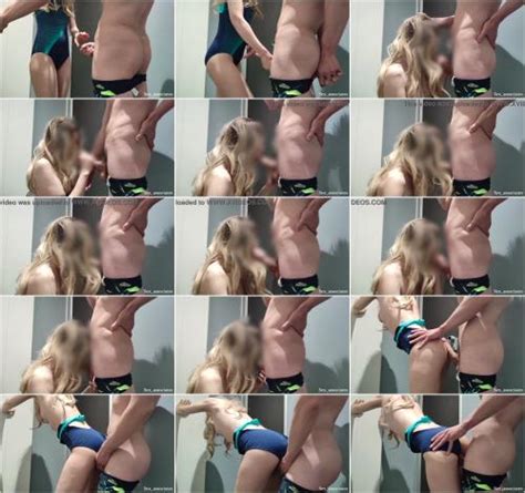 Sex Associates Public Dick Flash In A Swimming Pool In Front Of A