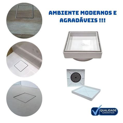 Ralo Invis Vel Oculto Sifonado Seca Piso De Mm Porcelanato Piso