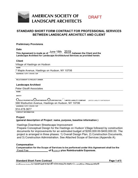 40 Best Landscaping Contract Templates 100 FREE