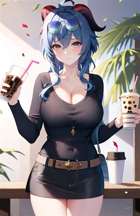 On Twitter Rt Waifu Noil Ganyu From Genshin Impact