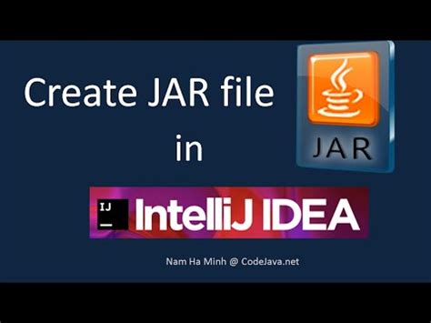 How To Create JAR File In IntelliJ IDEA YouTube