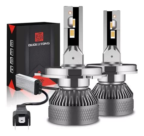 Kit De Faros Led H4 H13 9004 9007 De Alta Y Baja 135w Canbus Meses