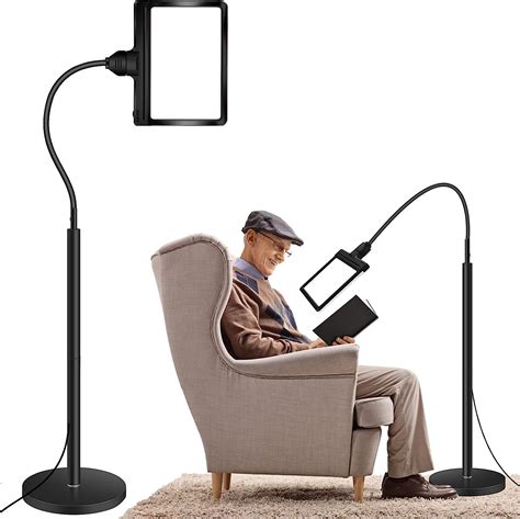 Amazon 5X Floor Magnifying Glass With Light And Stand 36 LED