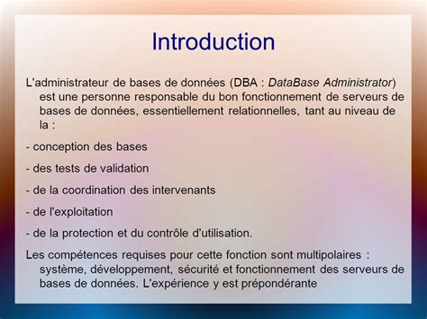 réserve Se plaindre Les invités administrateur de base de données fiche