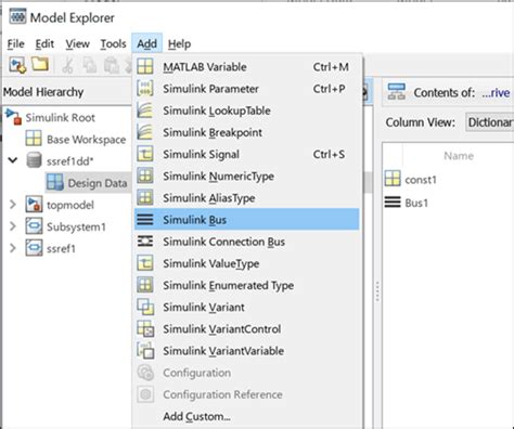 attach data dictionary to subsystem reference matlab and simulink mathworks india