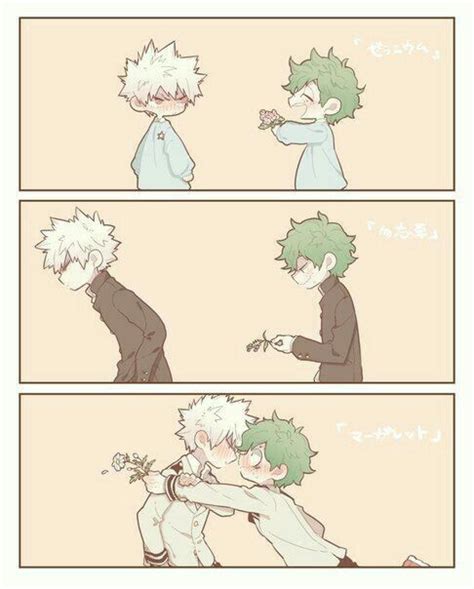 KatsuDeku 出勝 Kacchan Deku Bakugou x Midoriya Herois Izuku
