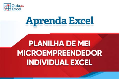 Planilha De MEI Microempreendedor Individual Excel Guia Do Excel