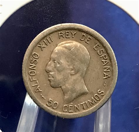 50 céntimos Alfonso XIII 1926 Matusalén Antigüedades