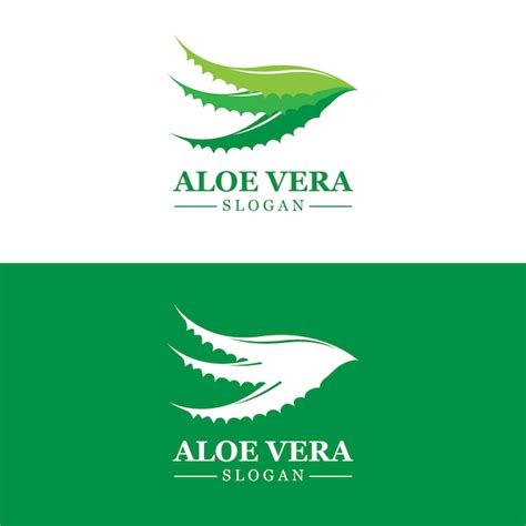 Premium Vector Aloe Vera Logo Health Leaf Vector Design Suitable For