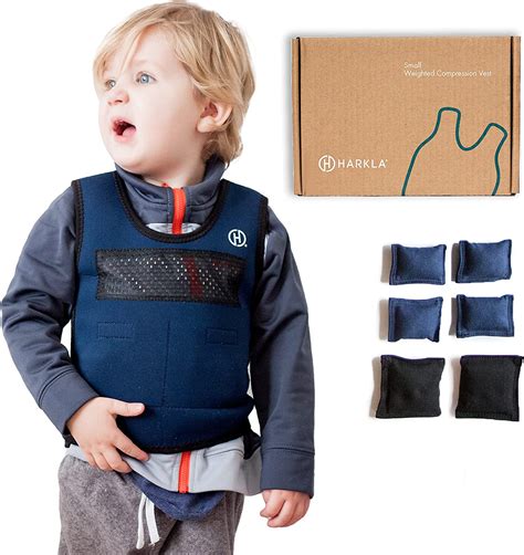Amazon Harkla Chaleco con peso para niños Chaleco de compresión