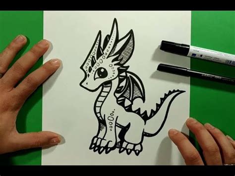 Como Dibujar Un Dragon Paso A Paso 21 How To Draw A Dragon 21
