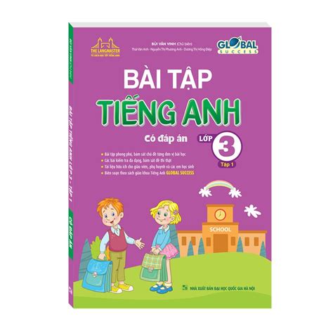 Mua Sách GLOBAL SUCCESS Bài tập tiếng anh lớp 3 tập 1 có đáp án