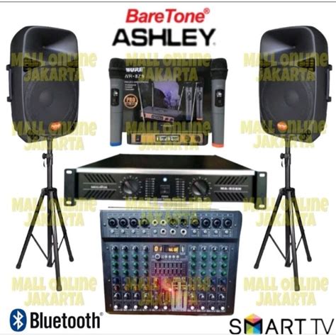 Jual Paket Speaker Baretone 15 Inch Sound System Outdoor 8 Channel 1000