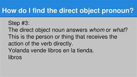 Pronombre De Objetos Directos Ppt Descargar