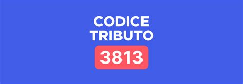 Codice tributo 3813 IRAP cos è e come come compilare il modello F24