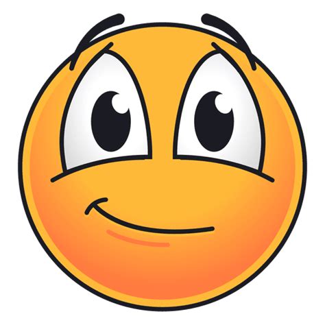 Blushing Smiley Face Emoji