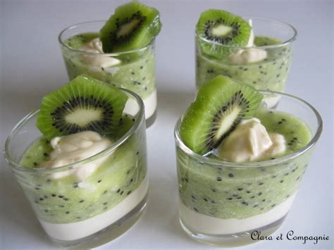 Verrines De Kiwis Et Bananes Au Mascarpone