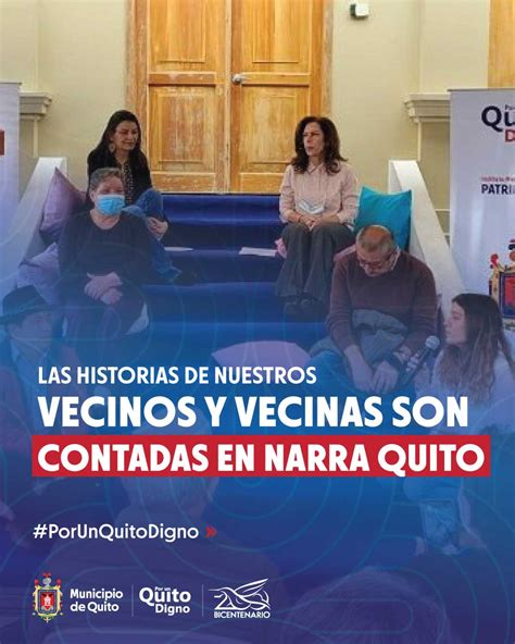Municipio de Quito on Twitter Boletín Proyecto Narra Quito busca