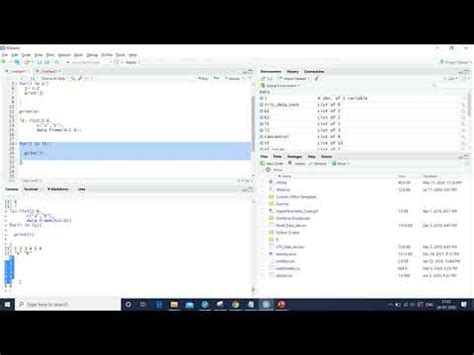 Step 10 For Loops In R YouTube