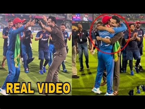 Irfan Pathan Dance With Rashid Khan After Historic Win Vs Pakistan In