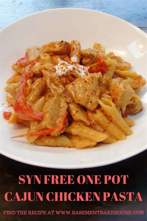 Syn Free One Pot Cajun Chicken Pasta Basement Bakehouse
