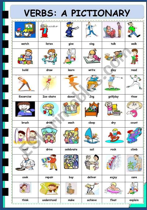 VERBS ESL Worksheet By Jhansi