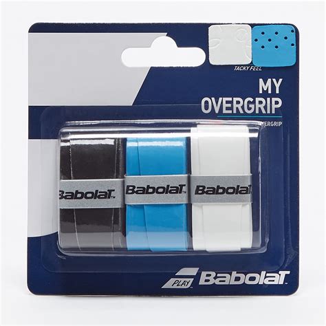Babolat MY Overgrip X3 Black Blue White Accessories Pro Direct Tennis