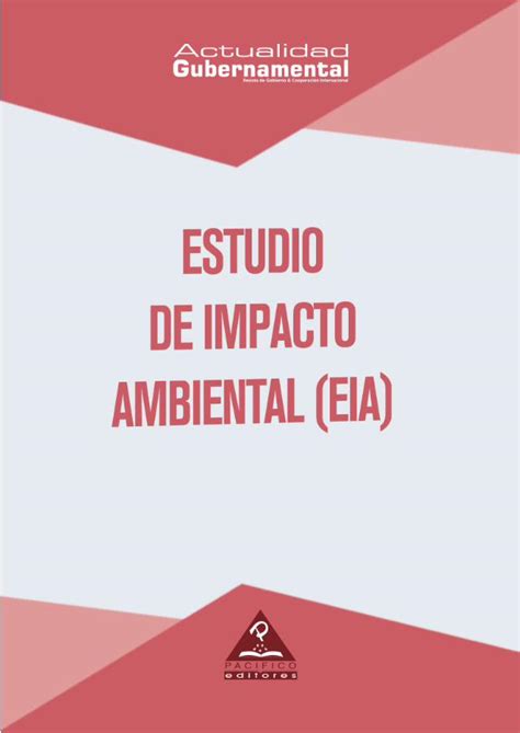 PDF ESTUDIO DE IMPACTO AMBIENTAL EIA Agubernamental Org Pdf 2014