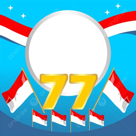 Twibbon Vector Hd PNG Images Twibbon Kemerdekaan Ri Twibbon