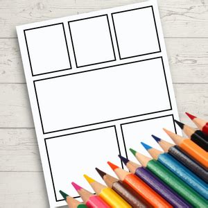 Amazon fr Créer Ta Propre Bande Dessinée 100 Planches De BD Vierge