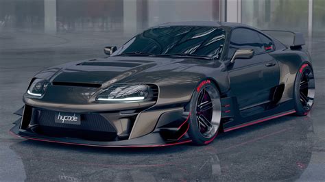 Toyota Supra MK4 Stage 1 Custom Wide Body Kit By Hycade Ver 1 Buy With
