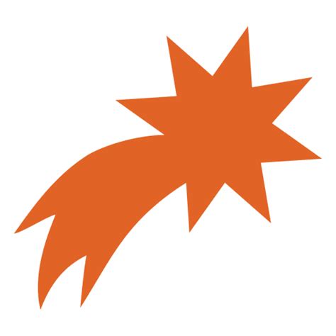 Design PNG E SVG De Desenho De Estrela Cadente 08 Para Camisetas