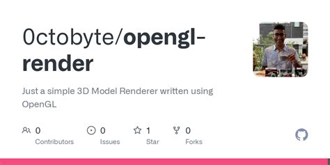 Github Ctobyte Opengl Render Just A Simple D Model Renderer