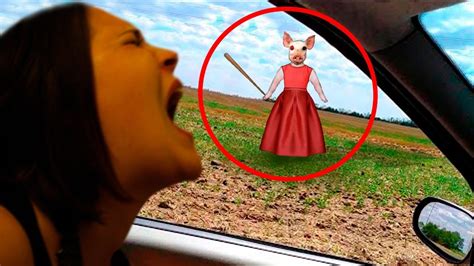 5 PIGGY Captados en Cámara en la Vida Real YouTube