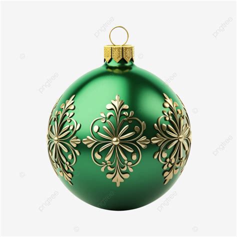 Metallic Green Christmas Ball Christmas Ball Decoration PNG