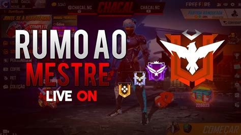 FREE FIRE AO VIVO RUMO AO MESTRE YouTube